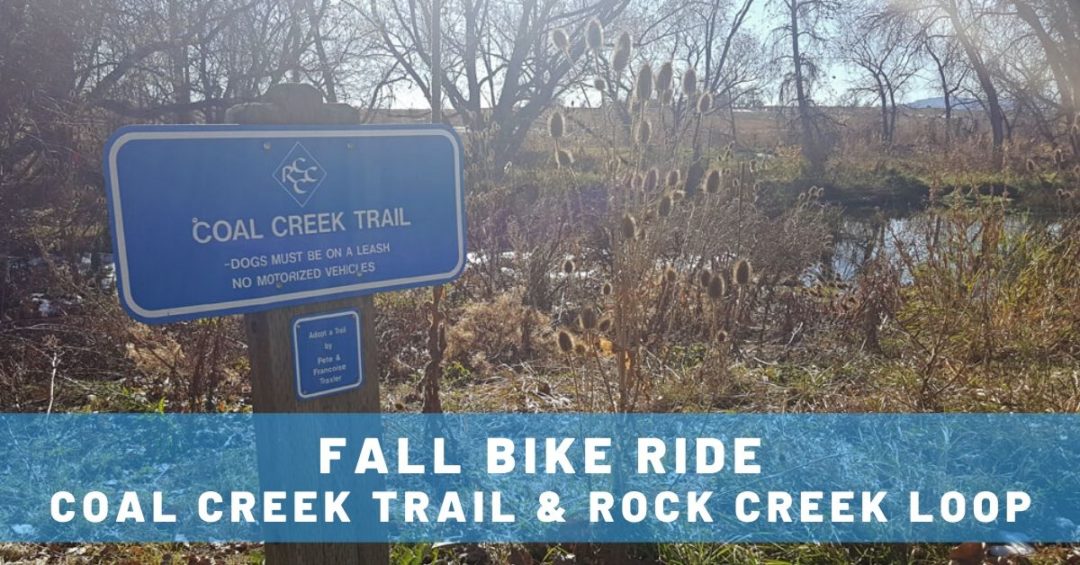 Fun Boulder Fall Bike Ride: Coal Creek Trail & Rock Creek Loop ...