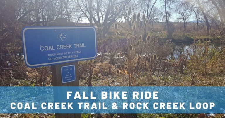 Fun Boulder Fall Bike Ride: Coal Creek Trail & Rock Creek Loop ...