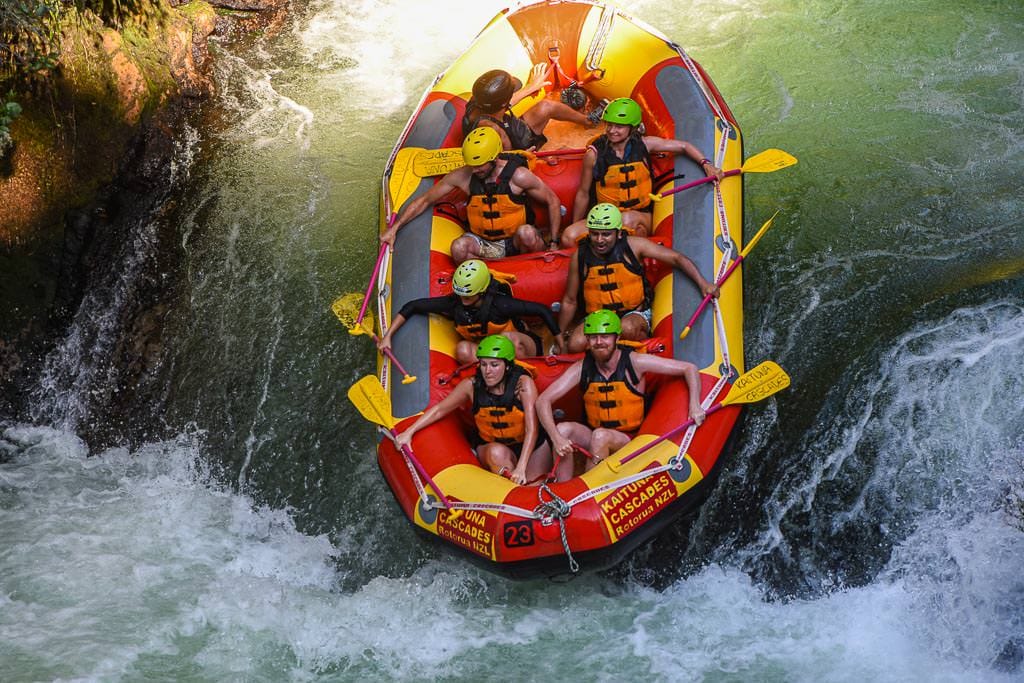 Flipping Over Tutea Falls: Rotorua Rafting in New Zealand